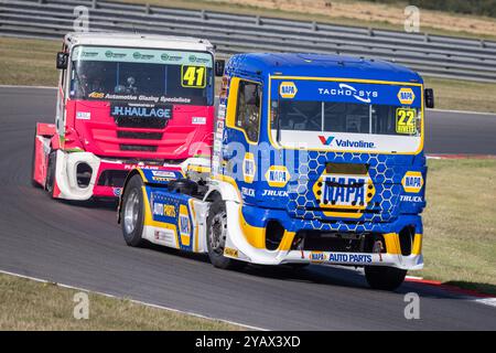 Paul Rivett in the NAPA Racing UK MAN TGX during the 2024 British Truck ...