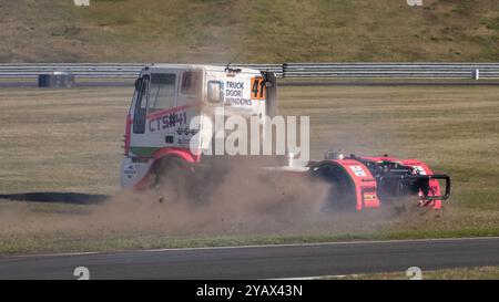 Simon Cole in his IVECO Truck during the 2024 British Truck Racing ...