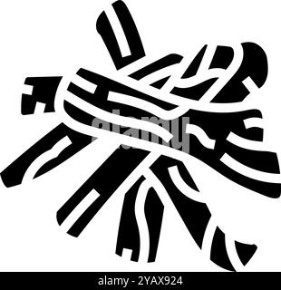 licorice root ayurvedic herb glyph icon vector. licorice root ayurvedic ...