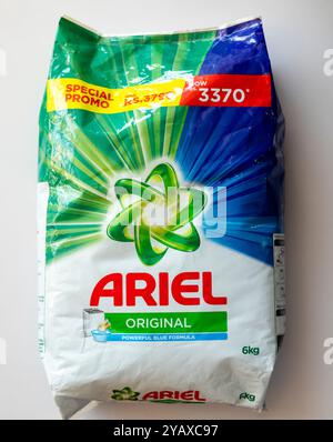 Ariel Laundry Powder Pack on White Isolated Background Stock Photo - Alamy
