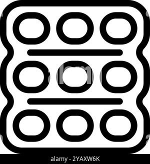 Egg carton illustration showing fresh farm eggs for cooking and baking ...
