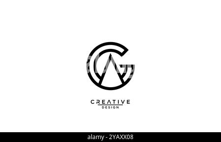 AG, GA Abstract Letters Logo Monogram Stock Vector Image & Art - Alamy
