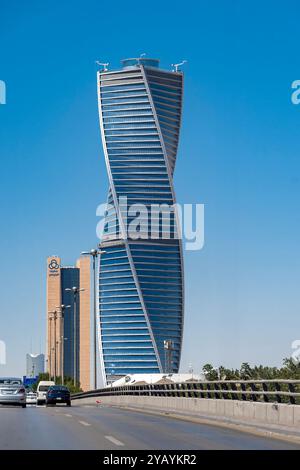 Twisted Tower building in Riyadh Stock Photo - Alamy