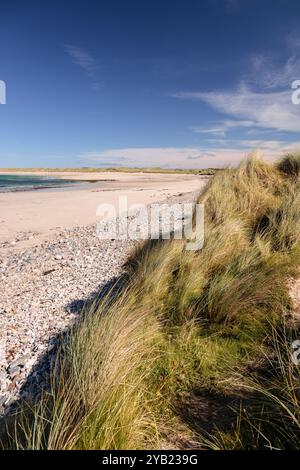 Sand dunes at Magheroarty beach, County Donegal, Republic of Ireland ...