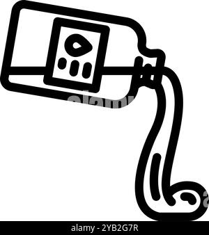 light crude oil line icon vector illustration Stock Vector Image & Art ...