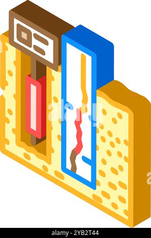 well logging oil industry icon doodle illustration Stock Vector Image ...