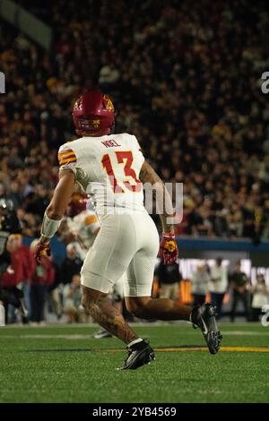 Iowa State wide receiver Jaylin Noel (WO35) poses for a portrait at the ...