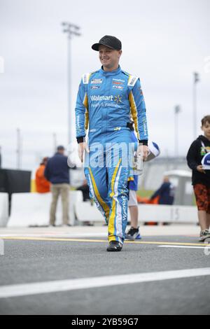 Justin Haley gets ready for the race before a NASCAR Xfinity Series ...