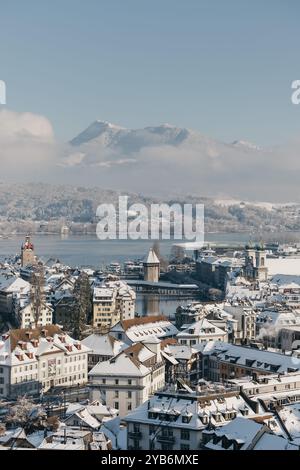 Lucerne in winter. Switzerland. Travel concept Stock Photo - Alamy