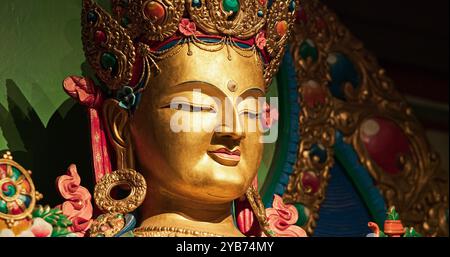 Buddha. Gompas Are Buddhist Altars Or Monasteries Located In Himalayan ...