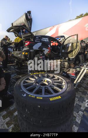 ambiance during the Central European Rally 2024, 12th round of the 2024 ...