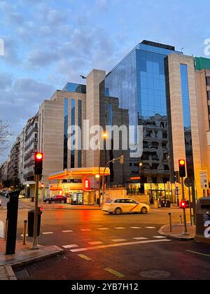 Goya street. Night view. Madrid, Spain Stock Photo - Alamy