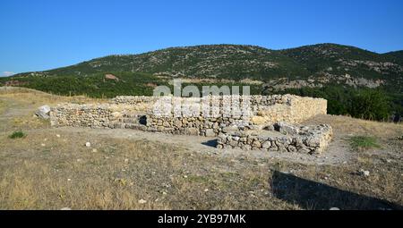 The ancient city of Tabea, located in Denizli, Turkey, is an ancient ...