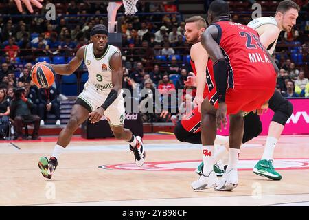 Sylvain Francisco of Zalgiris Kaunas during the Turkish Airlines ...