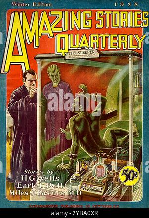 *Amazing Stories* 1928, a science fiction magazine, was one of the ...