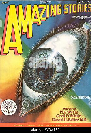 *Amazing Stories* 1928, a science fiction magazine, was one of the ...