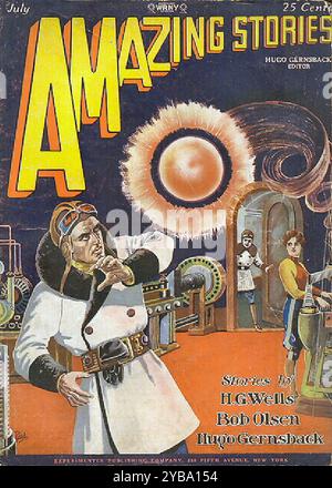 *Amazing Stories* 1928, a science fiction magazine, was one of the ...