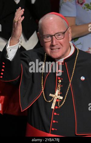 Timothy Cardinal Dolan (3-R), the archbishop of New York, delivers an ...