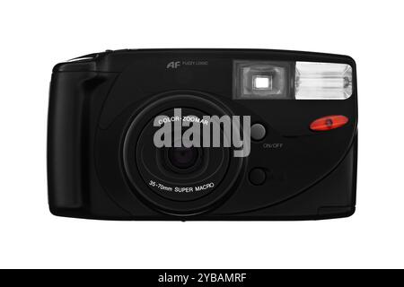 Classic roll film camera in front of a white background Stock Photo - Alamy