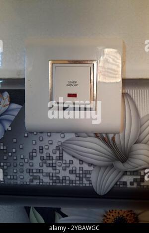 View of wall fitted with ceramic tiles with wood grains Stock Photo - Alamy