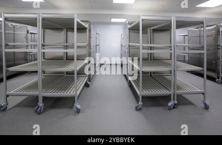 Stainless Steel Catering storage and fridges Stock Photo - Alamy