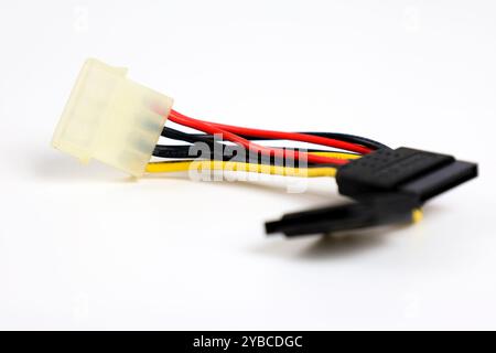 IDE to Sata connector adapter on white background Stock Photo - Alamy
