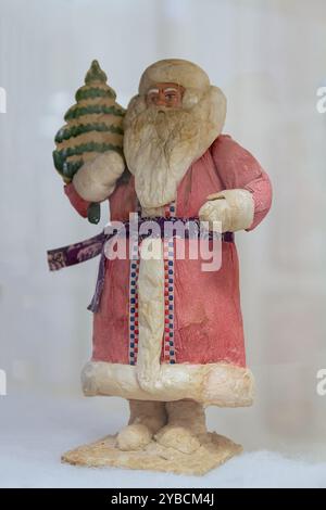 Ded Moroz toy with a white beard and in a red hat and suit Stock Photo ...
