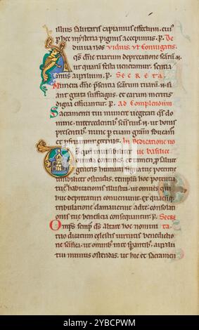 Inhabited Initial D; Stammheim Missal, probably 1170s. Additional Info ...