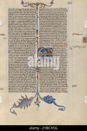 Initial E: Abishag before David on his Deathbed; Marquette Bible, about ...