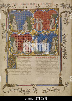 This illuminated manuscript from the Book of Solomon (Suleymannama ...