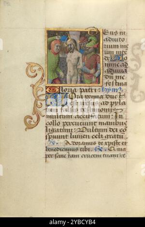 Flagellation; Poncher Hours, about 1500 Stock Photo - Alamy