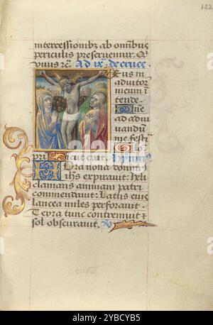 Crucifixion; Poncher Hours, about 1500 Stock Photo - Alamy