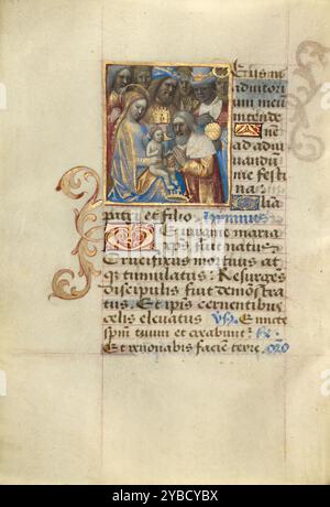Virgin and Child; Poncher Hours, about 1500 Stock Photo - Alamy