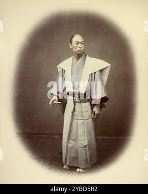Japanese Yakonin in Dress of Ceremony; Felice Beato, 1832 - 1909, Japan ...