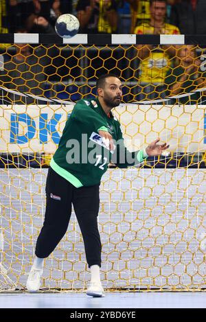 Mohamed El-Tayar (HSV Hamburg, 12) jubelt; HBL: HSV Hamburg vs. TBV ...