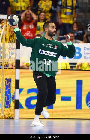 Mohamed El-Tayar (HSV Hamburg, 12) jubelt; HBL: HSV Hamburg vs. TBV ...