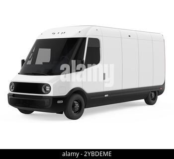 Delivery Van Isolated Stock Photo - Alamy