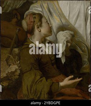 Biblical scene, Bible, Hagar, the Egyptian slave of Sarah, Abraham's ...
