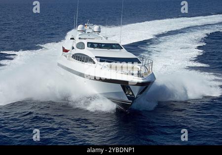 Aerial helicopter photo of Mangusta 105, Oscar2 at high speed in a deep ...