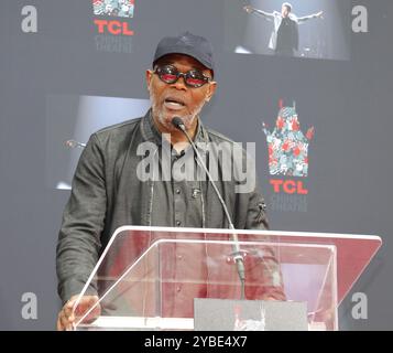 Samuel L. Jackson at the Hand & Footprint Ceremony for Samuel L ...