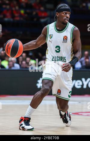 Zalgiris Kaunas' Sylvain Francisco during Euroleague Regular Season ...