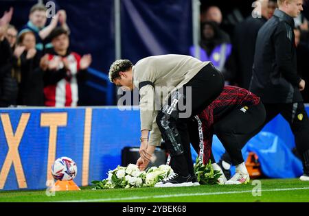 Leeds United's Ethan Ampadu before the Premier League match at City ...
