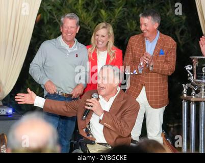 Gov. Brian Kemp speaks during the State of the State, Thursday, Jan. 15 ...