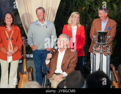 Gov. Brian Kemp speaks during the State of the State, Thursday, Jan. 15 ...