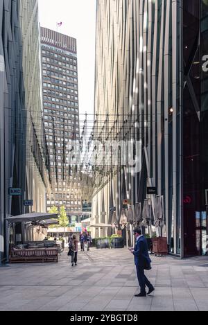 City of Westminster, Sir Simon Milton Square sign Stock Photo - Alamy