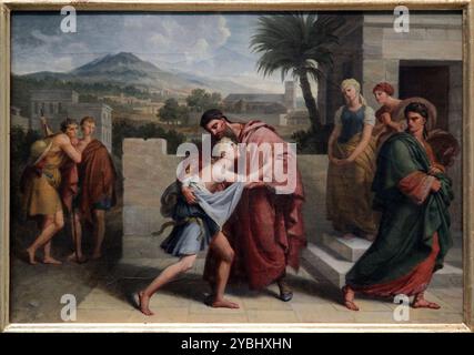 The return of the prodigal son by Albert Gregorius painter from bruges ...