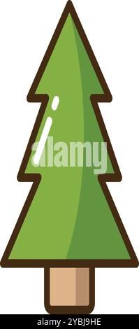 pine tree icon Stock Vector Image & Art - Alamy