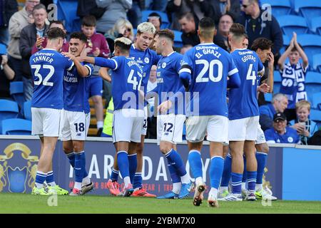 Alex Robertson (18 Cardiff City) in action during the Emirates FA Cup ...
