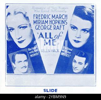 FREDRIC MARCH MIRIAM HOPKINS GEORGE RAFT and HELEN MACK in ALL OF ME ...