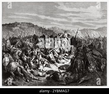 King Ahab fights the Assyrians at the Battle of Qarqar. Old Testament ...